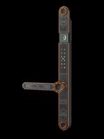 China Double Side Passcode Lock Aluminium Fingerprint For Courtyard OutSide Door for sale