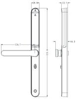 China Bluetooth Fingerprint Passcode Door Lock Waterproof Courtyard With Gateway Control for sale