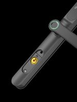 China Bluetooth Passcode WiFi Door Lock Fingerprint Waterproof For Courtyard Outside Door for sale