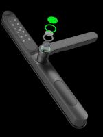 China Bluetooth Passcode WiFi Door Lock Fingerprint Waterproof For Courtyard Outside Door for sale