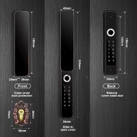 China Courtyard Outside Fingerprint Code WiFi Door Lock Waterproof IP68 Aluminium Alloy for sale
