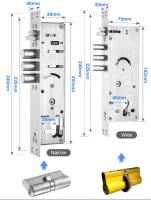 China Courtyard Outside Fingerprint Code WiFi Door Lock Waterproof IP68 Aluminium Alloy for sale
