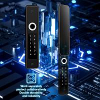 China Courtyard Outside Fingerprint Code WiFi Door Lock Waterproof IP68 Aluminium Alloy for sale