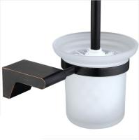China Wall Mounted Hotel Bathroom Accessory Chrome Brass Hotel Toilet Brush Holder for sale