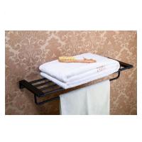China Sanitary Ware Bathroom Accessory Towel Rack Wall Mounted Towel Shelf Brass for sale