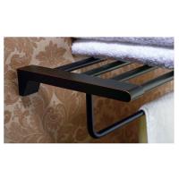 China Sanitary Ware Bathroom Accessory Towel Rack Wall Mounted Towel Shelf Brass for sale