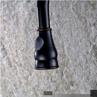 China ORB Brass Pull Out Spray Sanitary Kitchen Faucet Single Handle Water Tap for sale