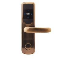 China High Security Hotel RFID Card Electronic Door Lock With Hotel Management System for sale