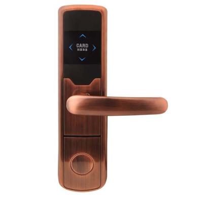 China High Security Hotel RFID Card Electronic Door Lock With Hotel Management System for sale