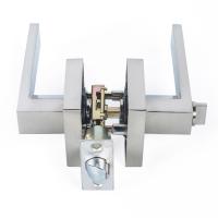 China Chrome Zinc Alloy Residential Lever Set Tubular Door Lock Double Cylinder Knob for sale