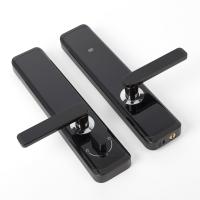 China Black Color Secure Digital Lock Easy And Quick Screws Installation Method Door Thickness 30-45mm for sale