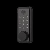 China Coated Zinc Alloy Smart Deadbolt Door Lock For Max Security  WiFi APP for sale