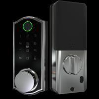 China Touchscreen Smart Latch Door Lock With Fingerprint IC Card Code APP WiFi Control Deadbolt for sale