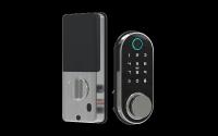 China Entry Door Smart Latch Lock Fringerprint Code Card APP WiFi Door Lock Deadbolt for sale