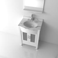China Fashion decorative hotel Bathroom Cabinet Sets Without drainer / faucet for sale