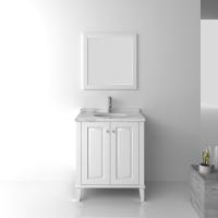 China Floor standing black Wooden Bathroom Cabinets / bath furniture sets for sale