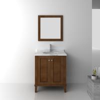 China Floor standing black Wooden Bathroom Cabinets / bath furniture sets for sale