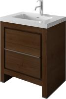 China Elegant Oak MDF Bathroom Furniture With Side Cabinet 800 x 25 x 700mm for sale