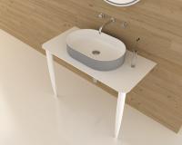 China North America Style small bathroom sink cabinet for home / hotel for sale