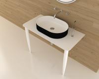 China North America Style small bathroom sink cabinet for home / hotel for sale