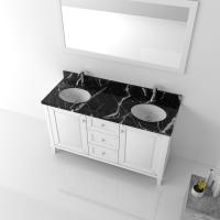 China Modern Sanitary Furniture Bathroom Cabinet Sets With Double Basin for sale
