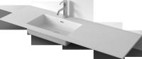 China Artificial Marble Stone Wall Mounted Bathroom Cabinet Sets / floor standing bathroom cupboard for sale