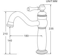 China Watermark Oil Rubbed Bronze Bathtub Faucet One Handle Lifting Type for sale