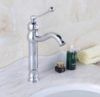 China Sanitary Waterfall Sink Faucets , One Hole Pull Down Kitchen Faucet for sale