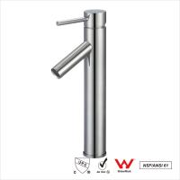 China Ceramic Cartridge Single Handle Sink Faucets / Polished Brass Bathroom Faucet for sale