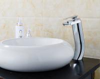 China Lead Free Brass Waterfall Faucet For Vessel Sink / Oil Rubbed Bronze Kitchen Faucet for sale