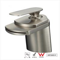China Deck mount waterfall bathroom sink faucet Single Handle 360 Swivel for sale