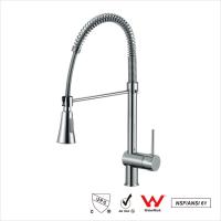 China Water Saving Singe Handle Pull out Spout Water Kitchen Sink Faucets Lifting Type for sale
