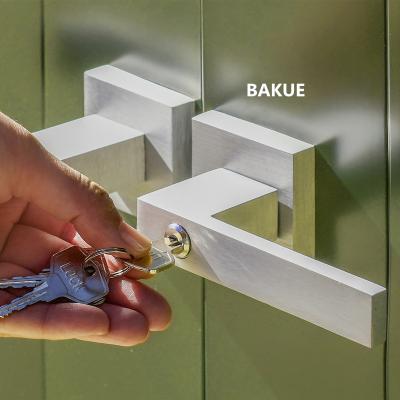 China Premium Aluminum Storage Heavy Duty Shed Lock UV Resistant Weatherproof For Single Double Door Outdoor Storage Sheds 3 Keys Included for sale