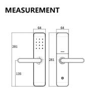 China Bluetooth WiFi RFID Keyless Smart Door Lock For Home Entry Door Room Door for sale