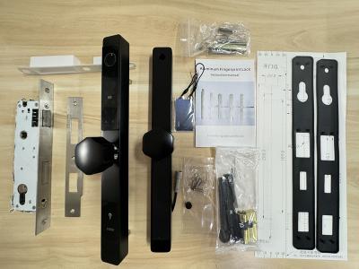 China Narrow Frame Fingerprint Door Lock Waterproof IP65 For Apartment for sale