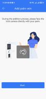 China Black Smart Door Knob Palm Vein / Facial Recognition / Video Cat Eye IP65 for sale