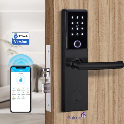 China Bluetooth Fireproof 120min Smart Door Lock Electronic Door Lock Durable Access Control System for sale