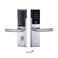 China Firerated 120min Smart Door Lock  Painted  Secure Access Bluetooth WiFi Code Card Mechanical Key Options for sale