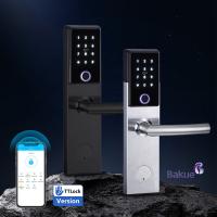 China Firerated 120min Smart Door Lock  Painted  Secure Access Bluetooth WiFi Code Card Mechanical Key Options for sale