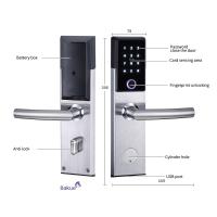 China Remote Control Via Gateway APP Card Code Bluetooth WiFi Mechanical Key Controller Type Apartment Door Lock Fire Rated 60min CE Certification for sale