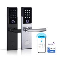 China Bluetooth Door Lock Integrated Card Code Fingerprint APP Bluetooth WiFi Fireproof Options Ensuring Access Control for sale