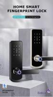 China Smart Door Lock CE Fire Rated EN1634 1 EN14846 Black and Silver Secure Access Control System for sale