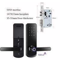 China CE Fire Rated EN1634-1 EN14846 Certified Fringerprint Door Lock with One-time Passcode Timed Passcode and eKey Anywhere or Anybody Access for sale