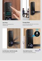 China eKey Controller Type RFID Door Lock Featuring 2pcs Mechanical Key Durable Access Control Device for Various Environments for sale