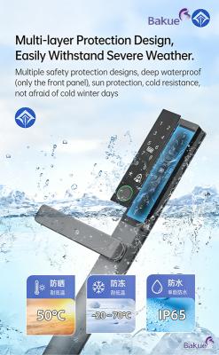 China Password Lock Type Bluetooth Door Lock Featuring Sturdy Aluminum Shell Suitable for Commercial Buildings and Residential for sale