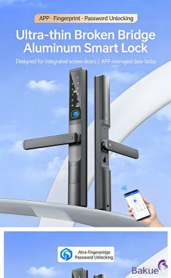 China AA Battery Smart Digital Door Lock Smart Door Lock Ultra Height Lock Ultra Thin 25mm Lock Screen Doors Access Device for sale