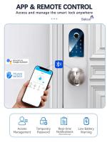 China Smart Digital Door Lock Core WiFi Remotely Control Smart Door Lock for Access Management for sale