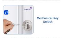 China Rechargeable Lithium Batteries Bluetooth Door Lock Core  Keyless Entry System Mobile App Control for sale