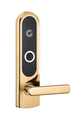 China Chrome Gunmetal RFID Hotel 62.5mm Smart  Door Lock for sale
