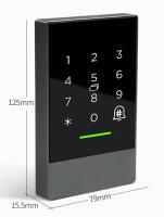 China Waterproof WiFi Digital Bluetooth Access Remote Control Glass Door Lock for sale